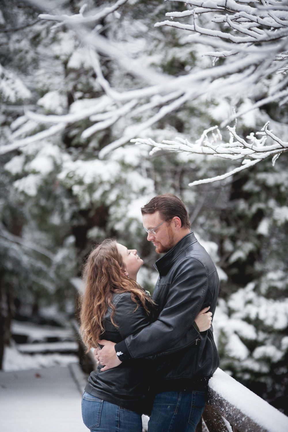 Meaford Winter Couple Photography for Ridiculously Happy People