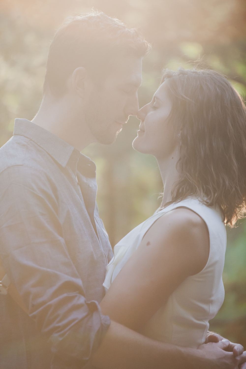 Romantic Waterfall Engagement at Eugenia Falls