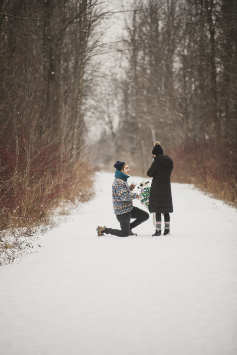 Georgian Trail Proposal Photos | Photography for Ridiculously Happy Ppl