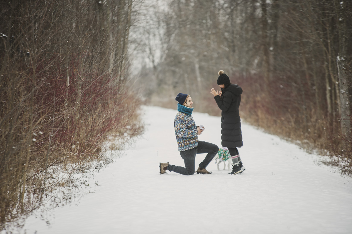 Georgian Trail Proposal Photos | Photography for Ridiculously Happy Ppl