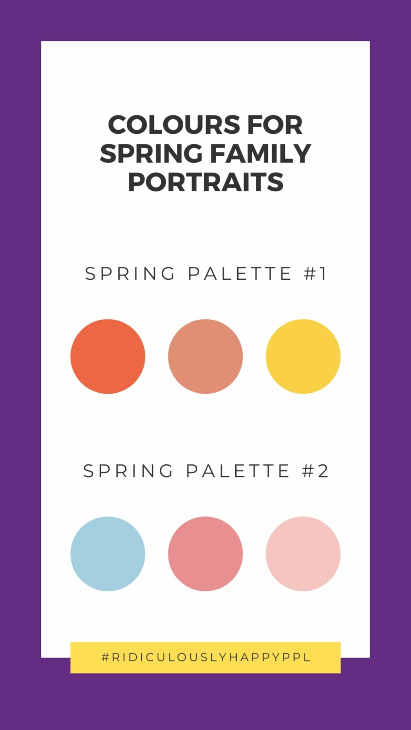 Colour Schemes | How Should We Dress For Family Photos?